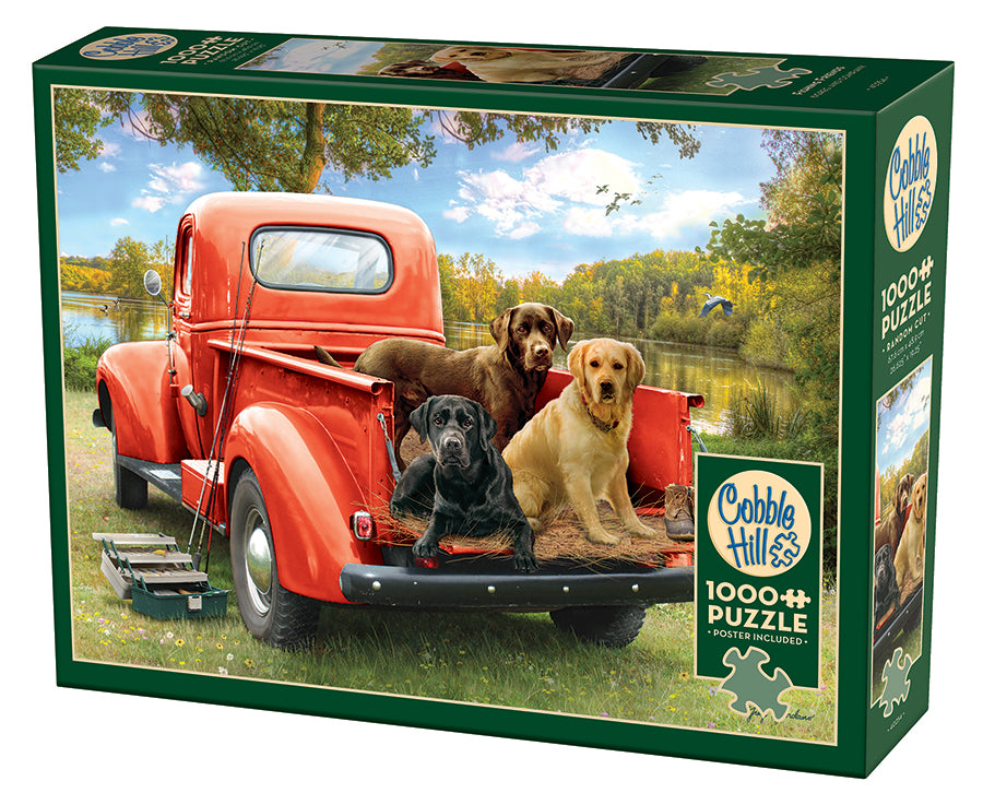 Amis pêcheurs - Puzzle - 1000 pièces - Cobble Hill Company — Cobble ...