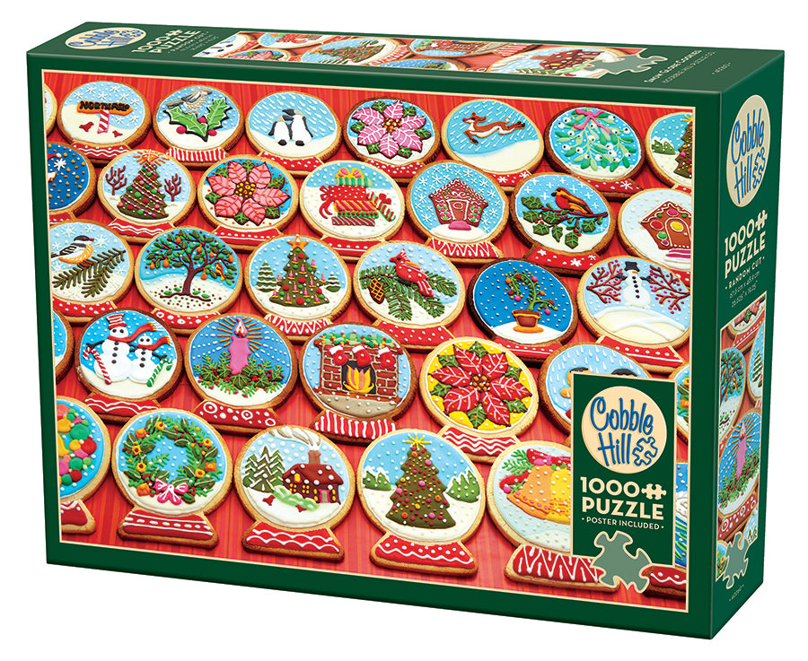 Snow Globe Cookies | 1000 Pieces | Cobble Hill Puzzles Official Website