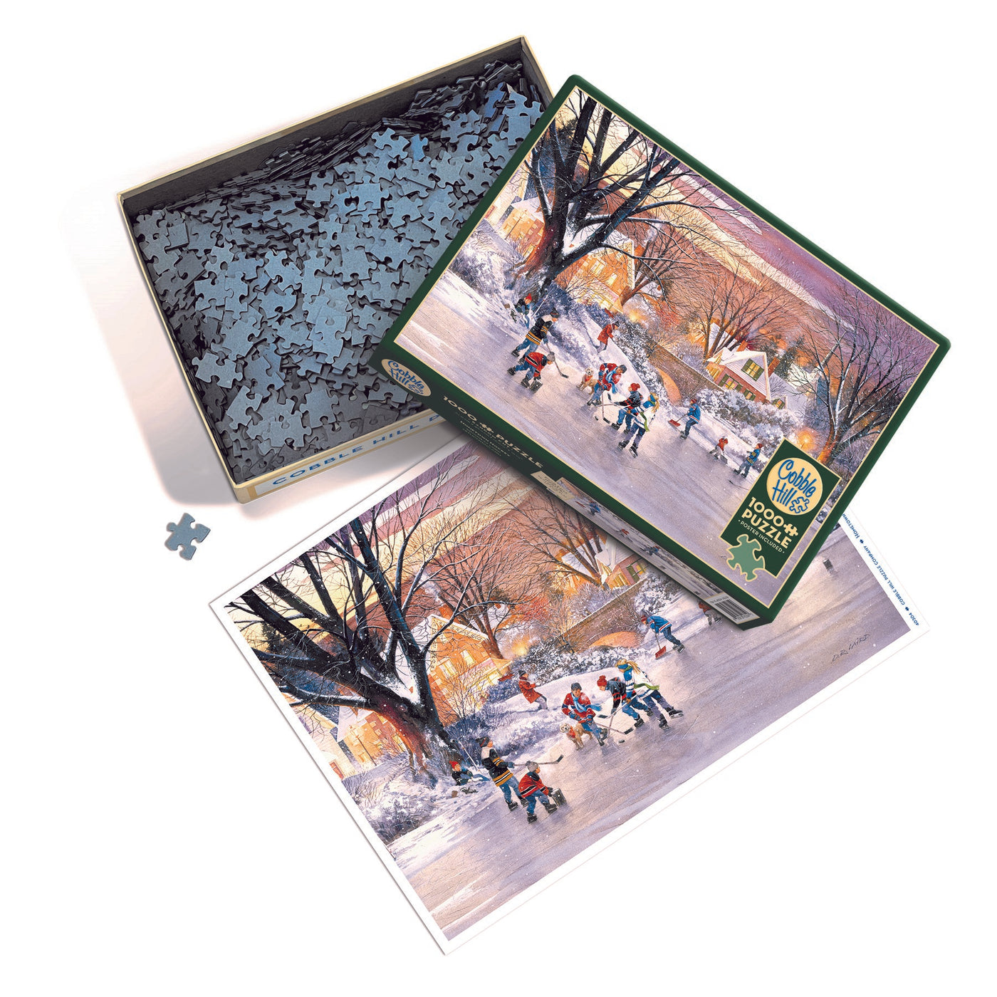 Hometown Hockey | 1000 Piece | 40304 | Cobble Hill Puzzles Official Website