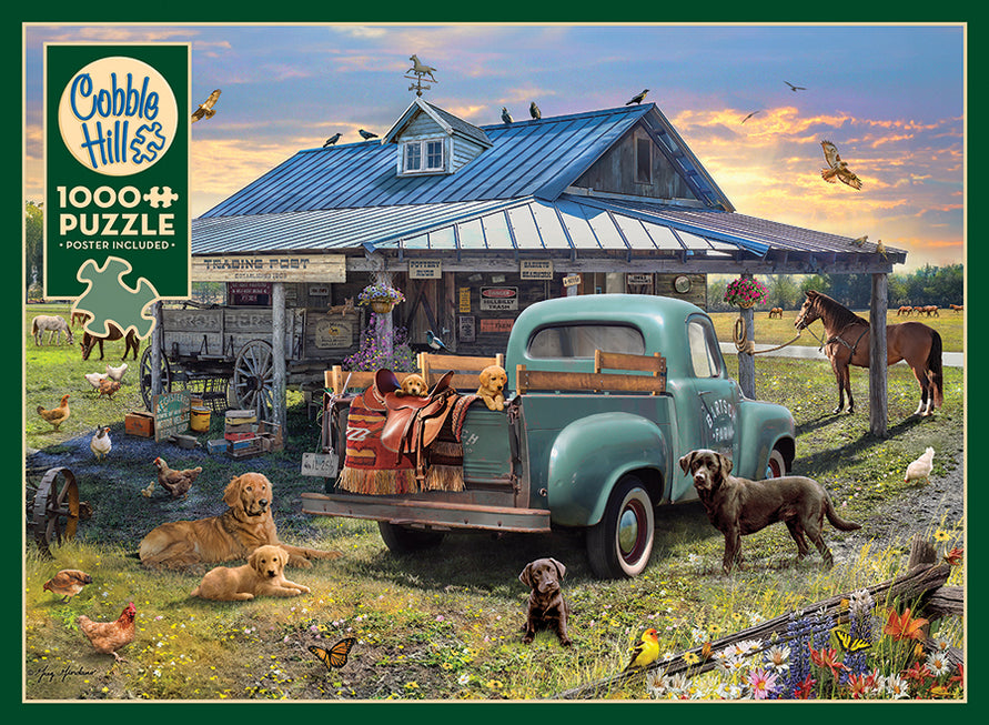 Trading Post - Puzzle - 1000 piece - Cobble Hill Company — Cobble Hill ...