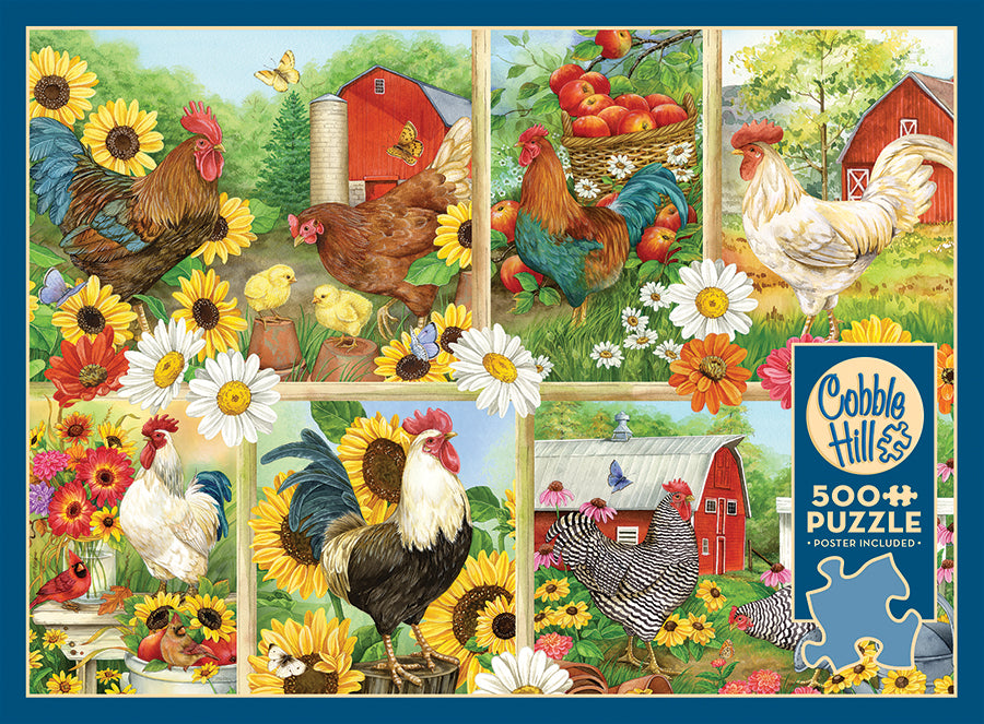 Cockadoodledo | 500 Piece — Cobble Hill Puzzles
