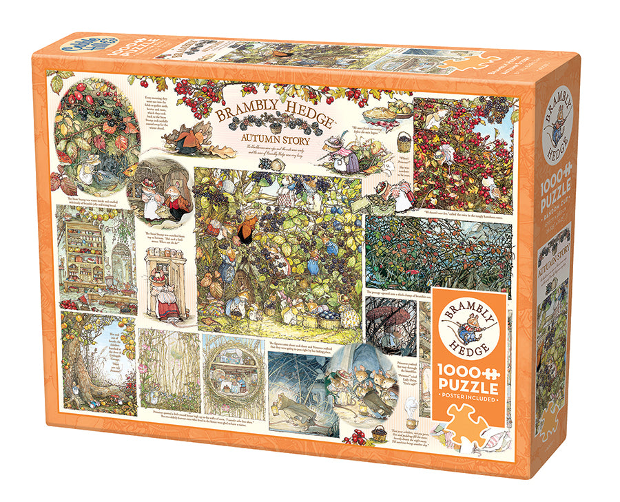 Brambly Hedge Autumn Story 1000 piece jigsaw| 40017 |Cobble Hill ...