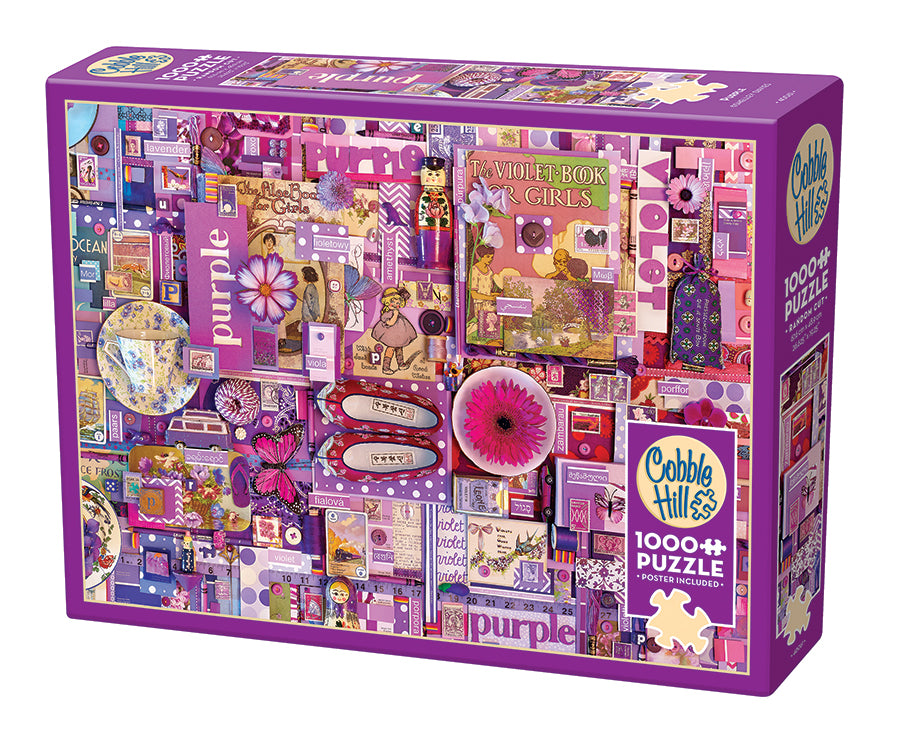 Purple 1000 piece jigsaw| 40061 |Cobble Hill Puzzles Official Website