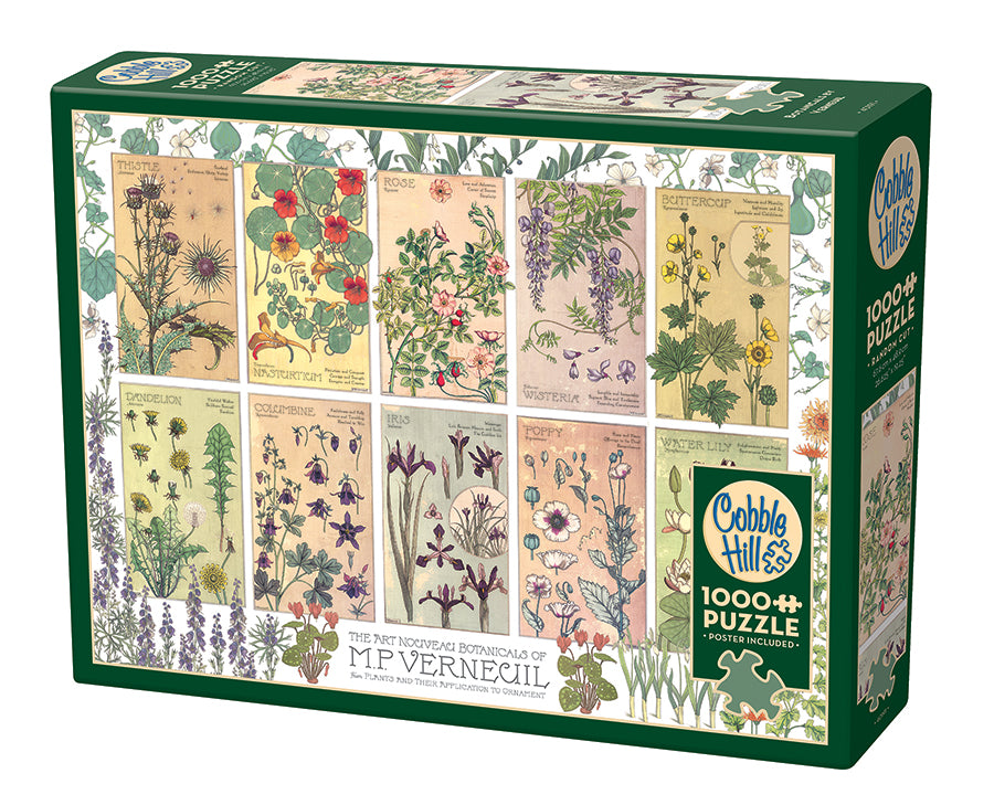 Botanicals by Verneuil 1000 piece jigsaw| 40191 |Cobble Hill Puzzles ...