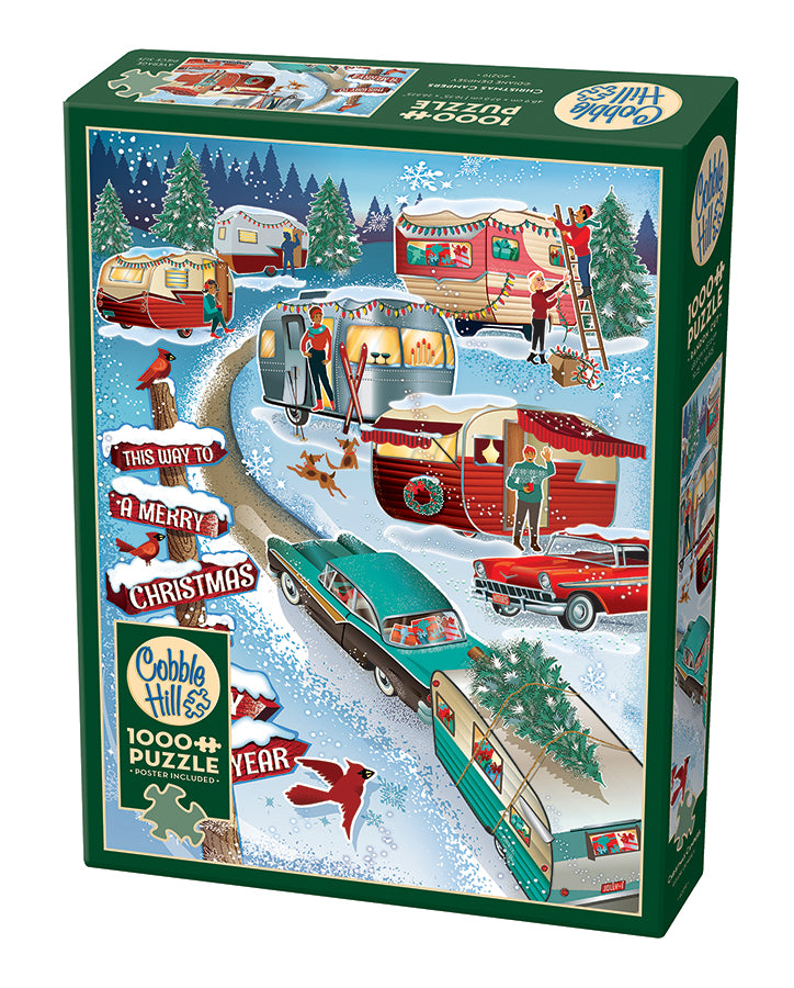 Christmas Campers 1000 piece jigsaw| 40219 |Cobble Hill Puzzles ...