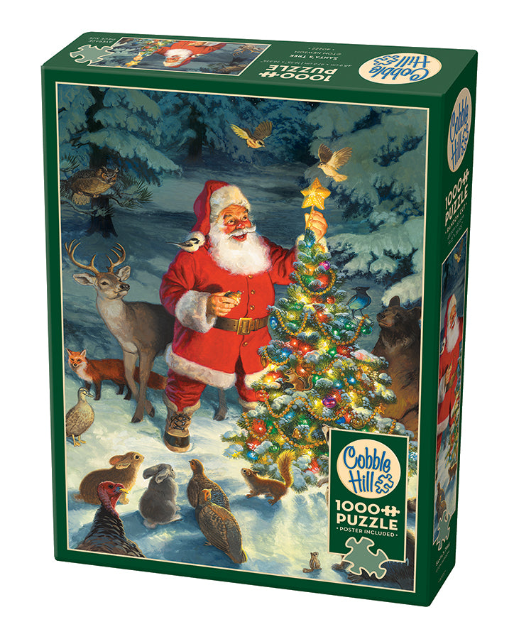 Santa's Tree 1000 piece jigsaw| 40222 |Cobble Hill Puzzles Official Website