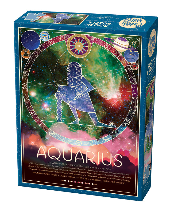 Aquarius 500 piece jigsaw| 45021 |Cobble Hill Puzzles Official Website