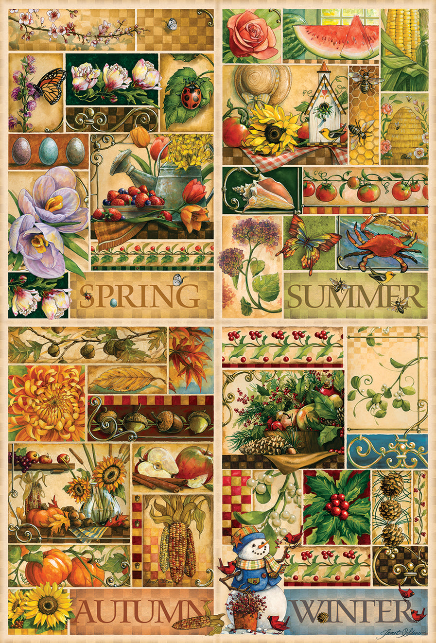 The Four Seasons 2000 piece jigsaw| 49012 |Cobble Hill Puzzles Official ...