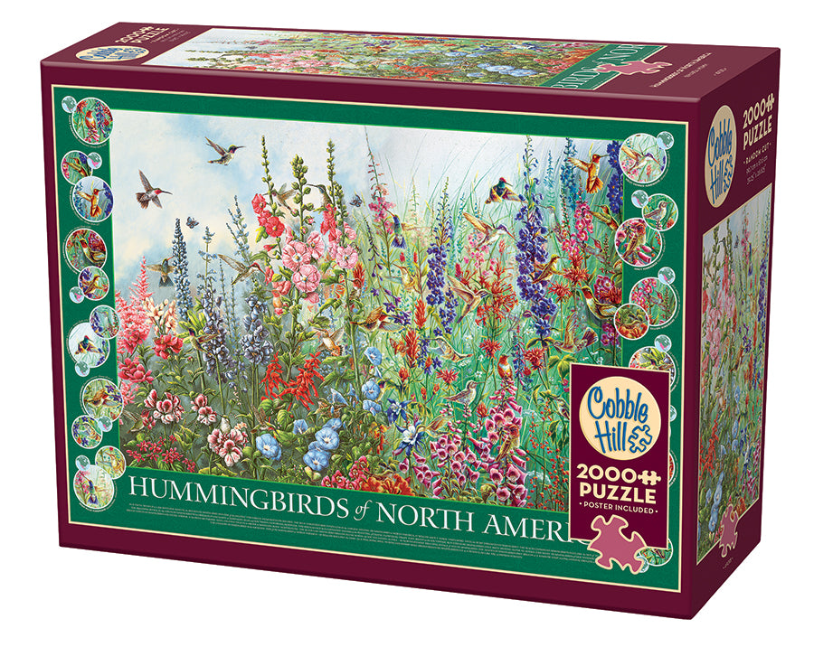 Hummingbirds of North America 2000 piece jigsaw| 49015 |Cobble Hill ...